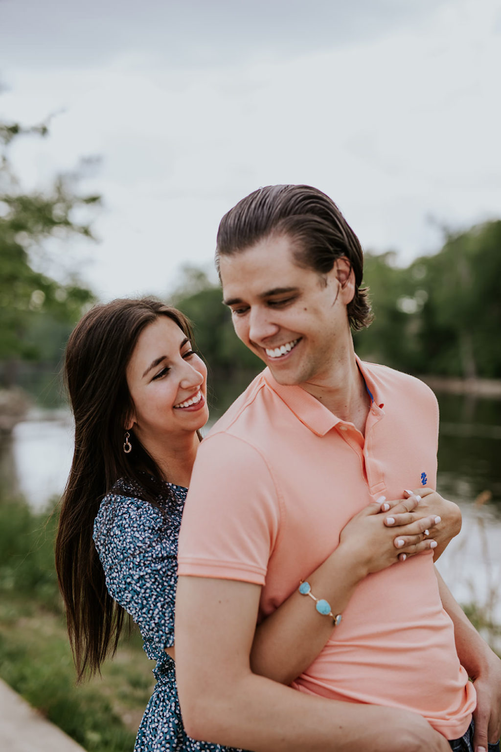 Mishawaka Riverwalk Engagement with Emily and Adam - Jennifer Van Elk
