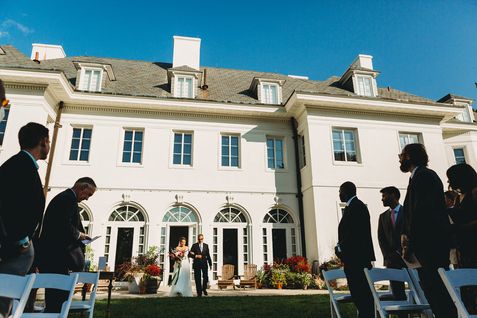 Newfields Lilly Terrace Wedding with Sarah and Jeffrey